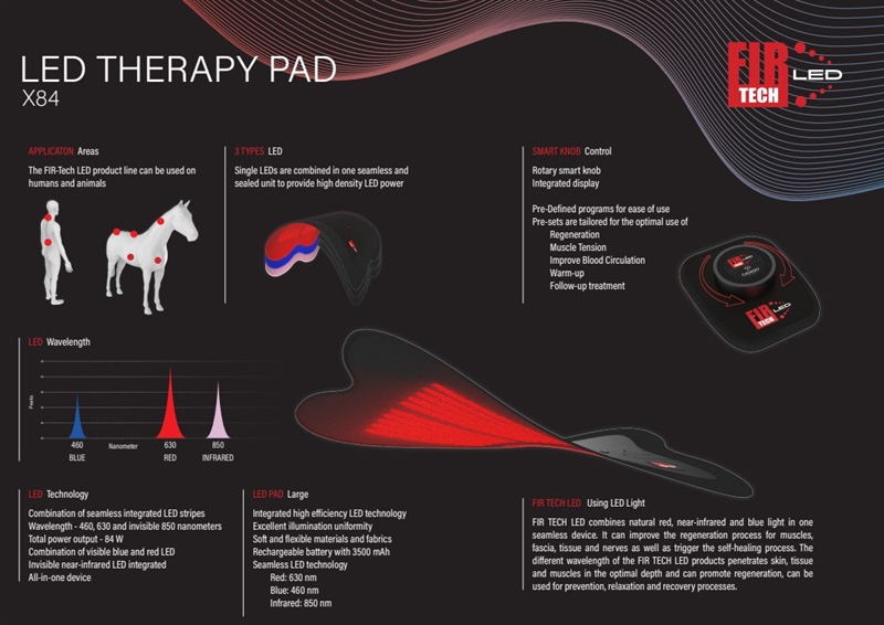 Catago FIR-Tech Pro LED X84 Pad